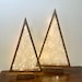 Wood Christmas Tree With Sparkle Lights - Etsy