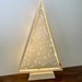 Wood Christmas Tree With Sparkle Lights - Etsy