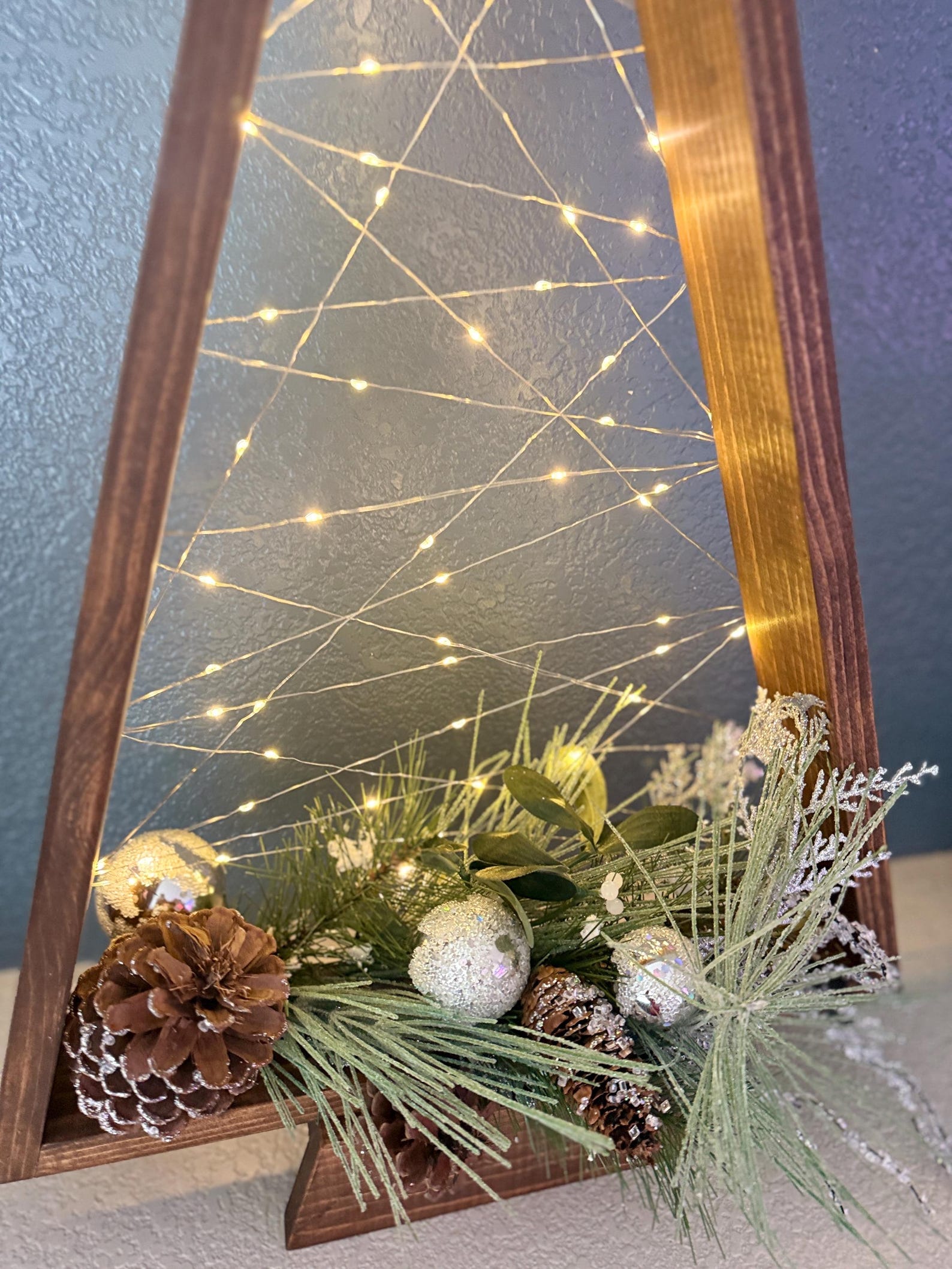 Light up Christmas Tree With Garland - Etsy