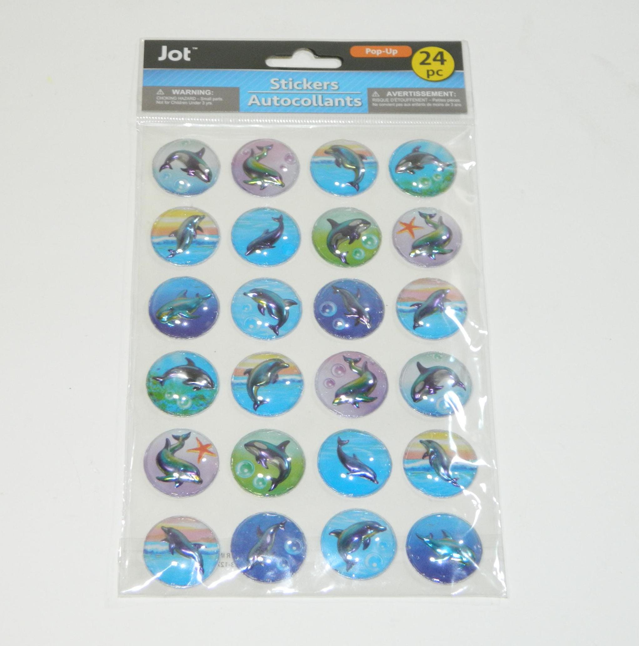 24 Circle Pop-up Stickers by JOT (u-pick From 3 Different Themes) - Etsy