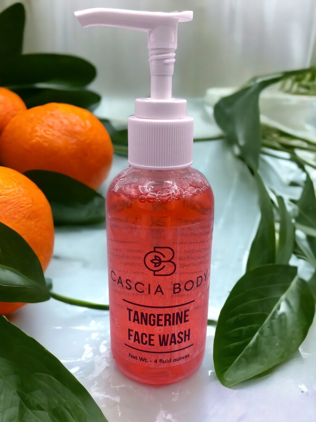 Tangerine Face Wash: Gentle Cleanser for Sensitive Skin - Etsy