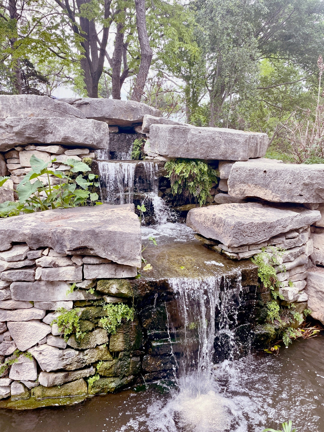 Stone Waterfall Digital Download Photo Print Wallpaper Background - Etsy