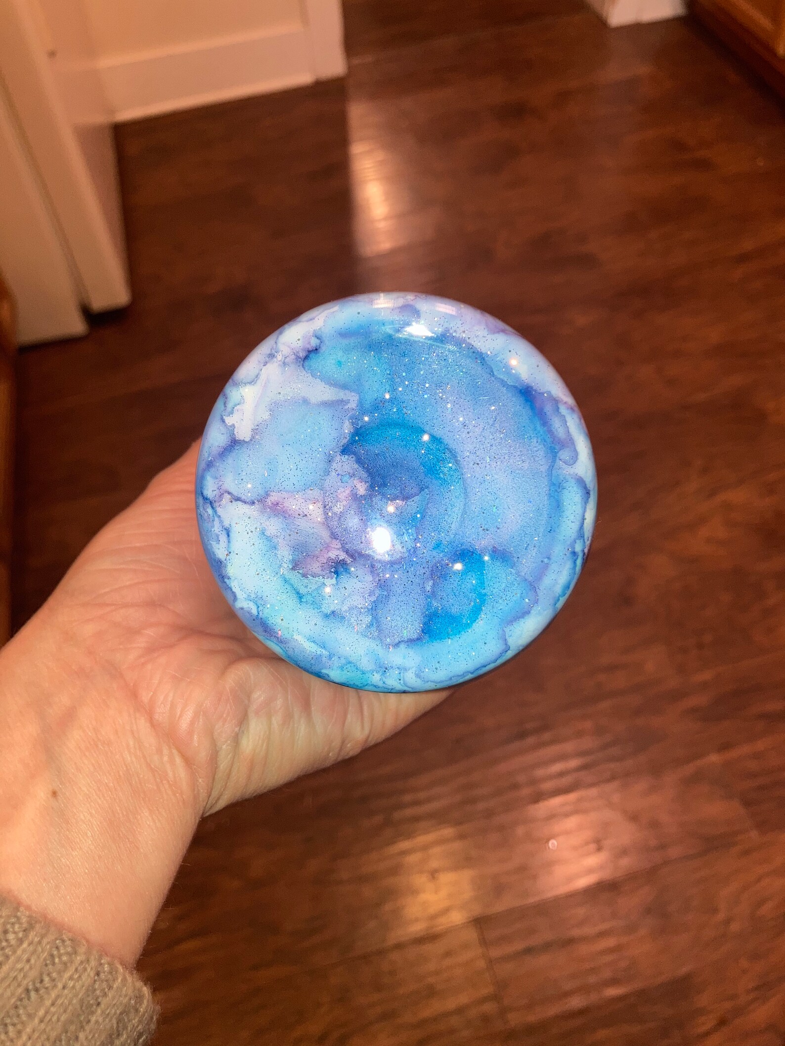 Stitch Swirl Epoxy Tumbler - Etsy