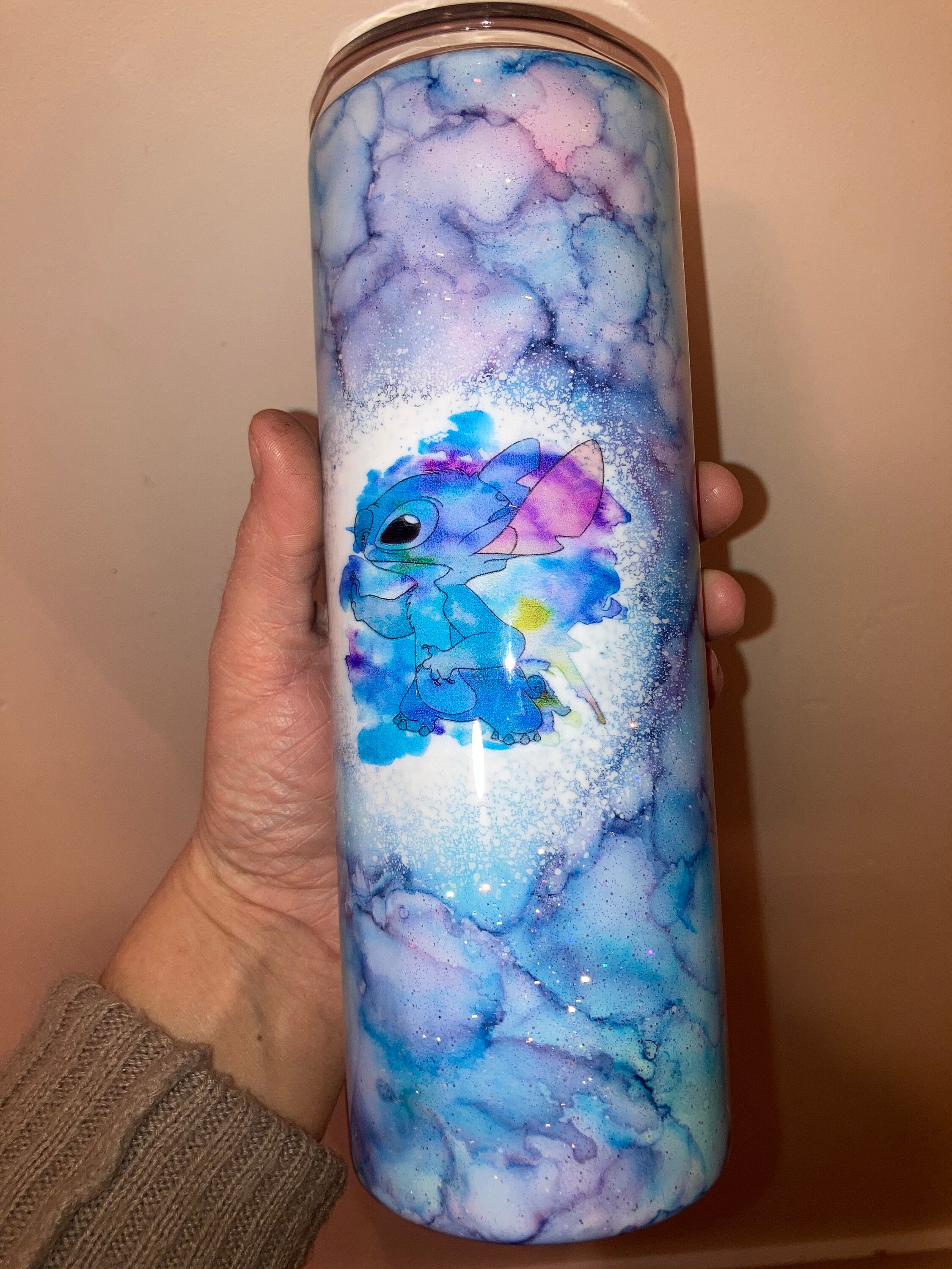 Stitch Swirl Epoxy Tumbler - Etsy