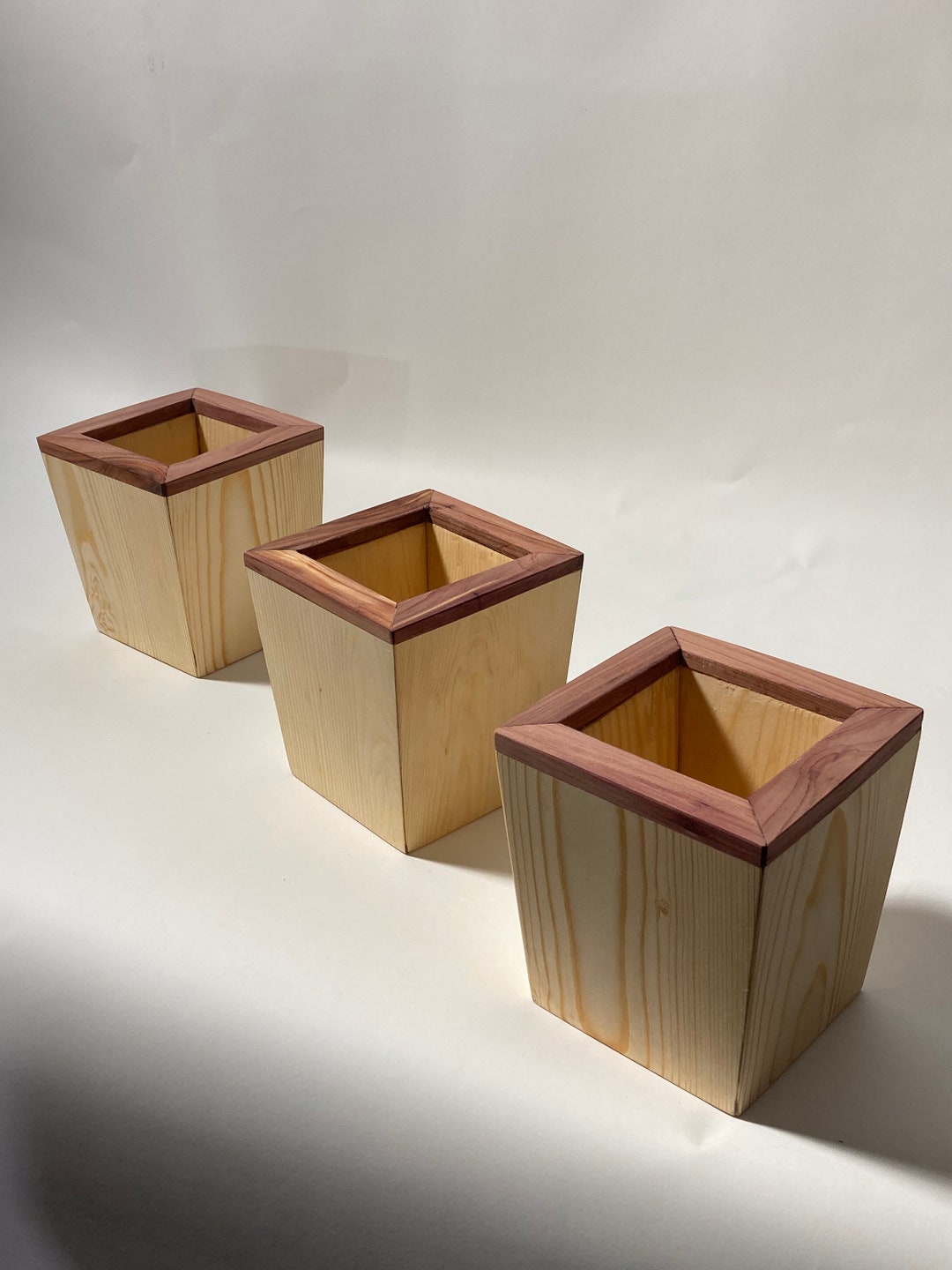 Red Cedar and Pine Planter - Etsy