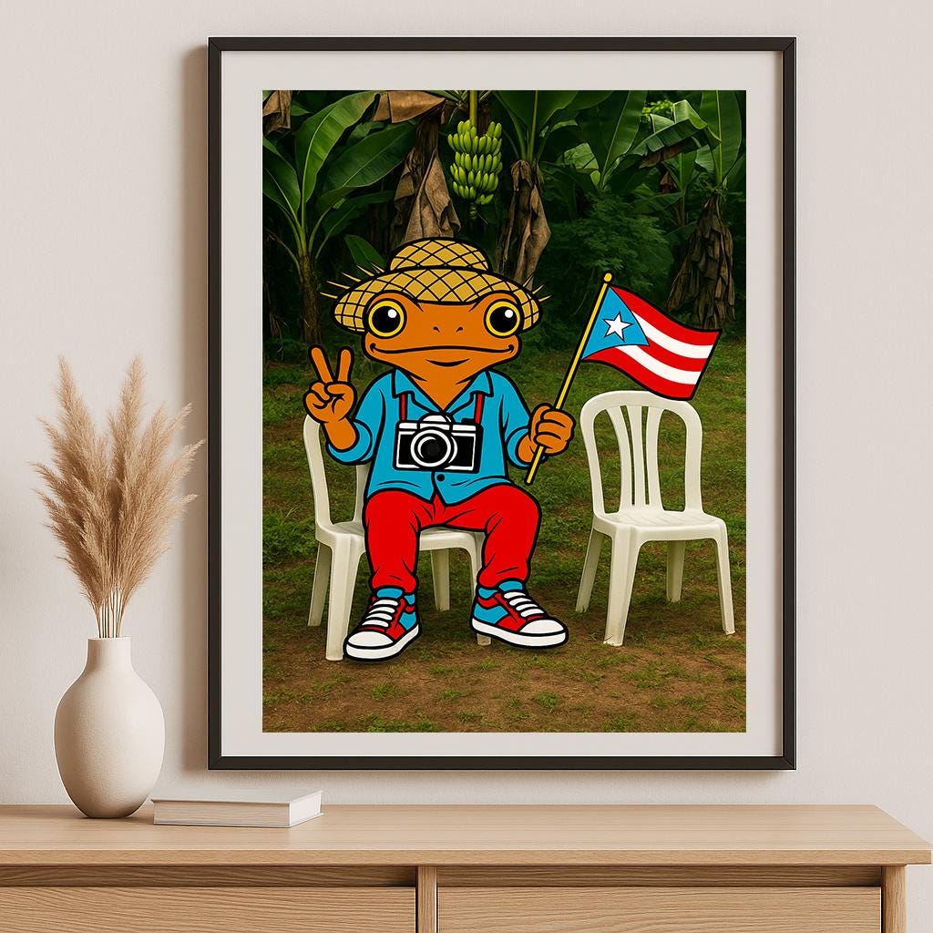 Sapo Concho En La Silla Del Campo - Etsy