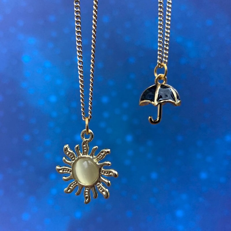 Rain Necklace - Etsy