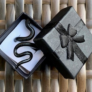 Cool Black OR Green OR Purple Snake Ring / Cool Adjustable Ring ...