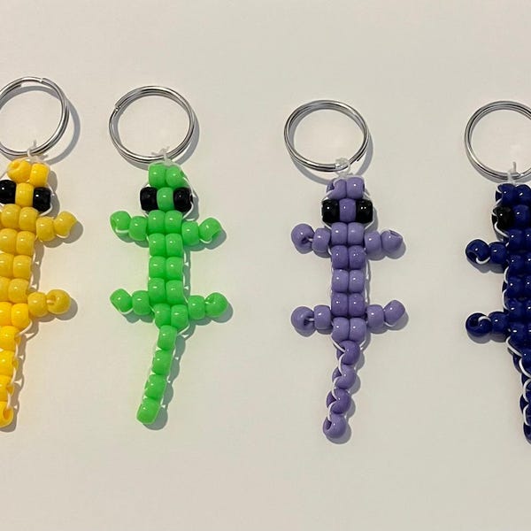 Pony Bead Keychain - Etsy