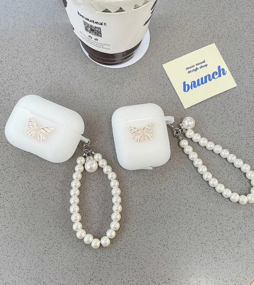 Air Pod Case Air Pod Butterfly Air Pod Case Pearl AirPod Case - Etsy