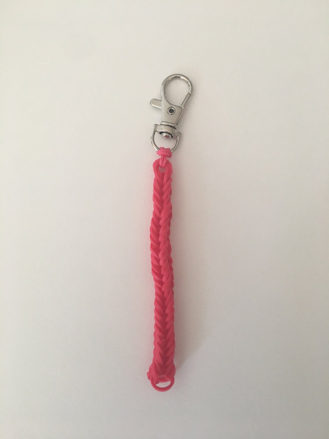 Custom Loom Band Keychain - Fishtail Pattern (high Quality) - Rainbow ...