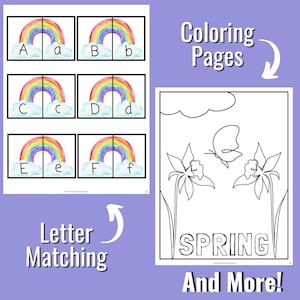 Preschool Spring Activity Pack | Spring Themed Worksheets and ...