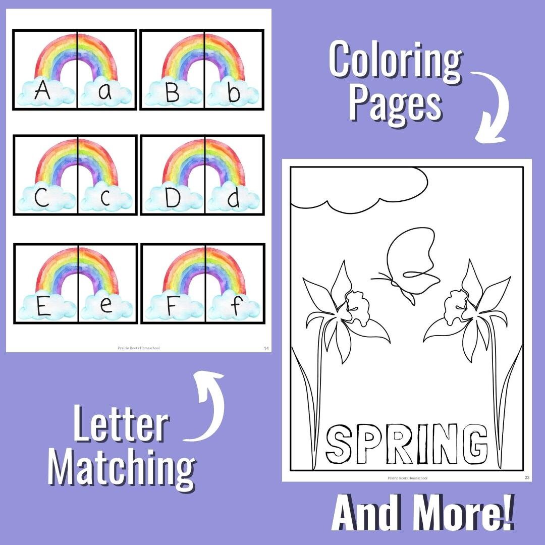 Preschool Spring Activity Pack | Spring Themed Worksheets and ...
