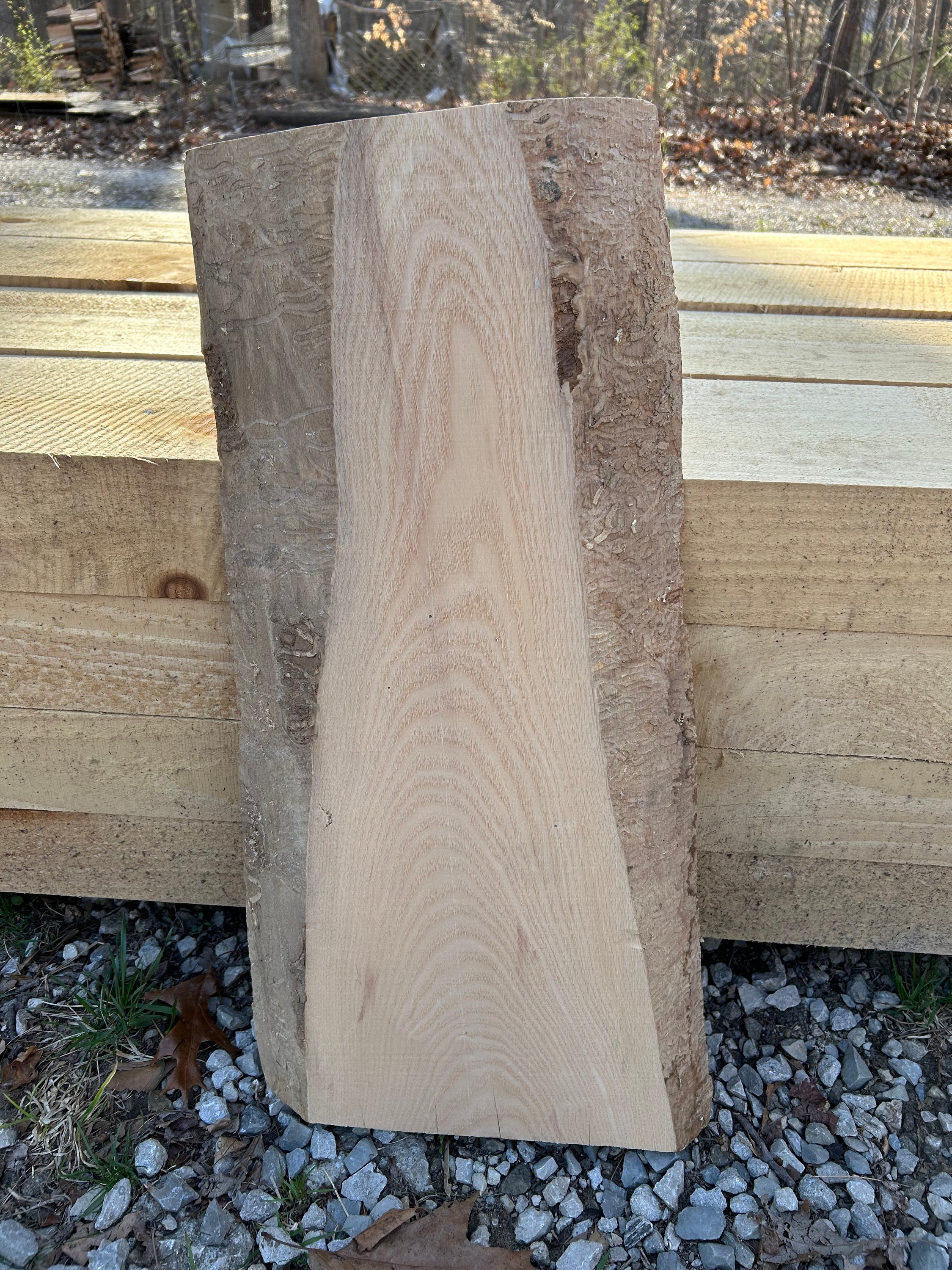Live Edge White Ash Board - Etsy