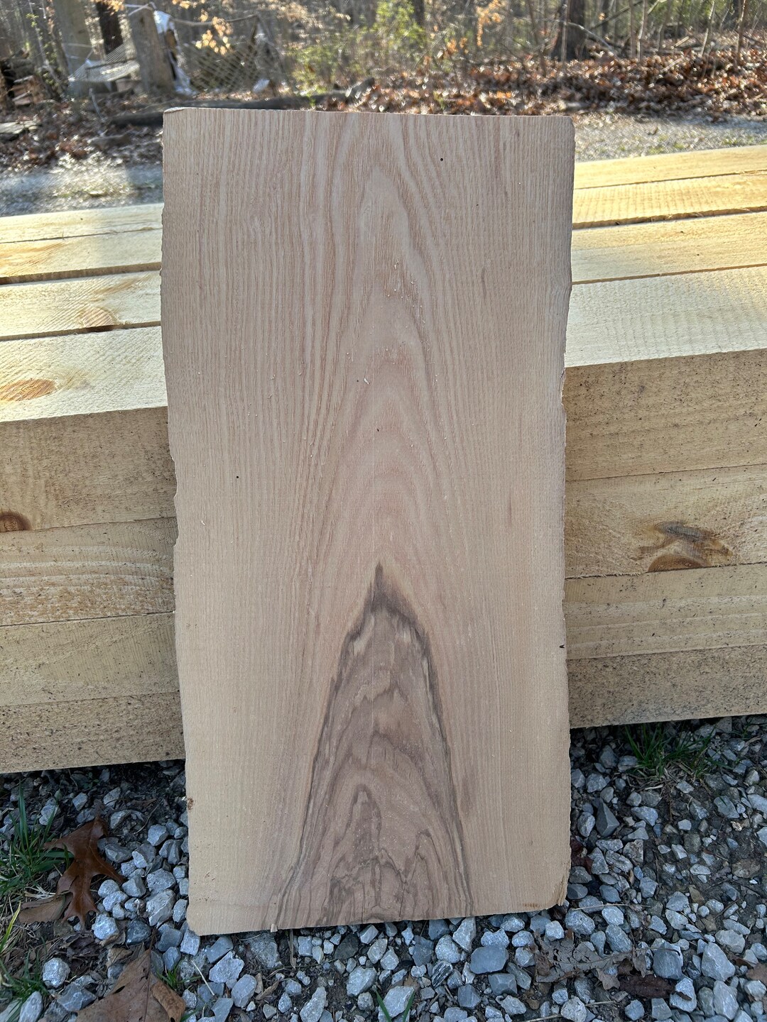 Live Edge White Ash Board - Etsy