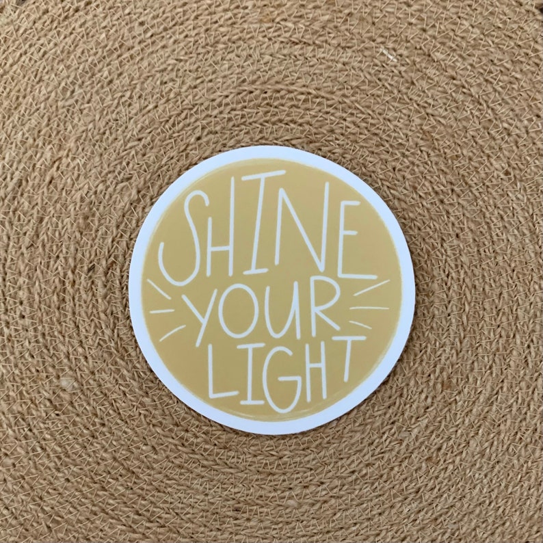 Shine Your Light Sticker - Etsy