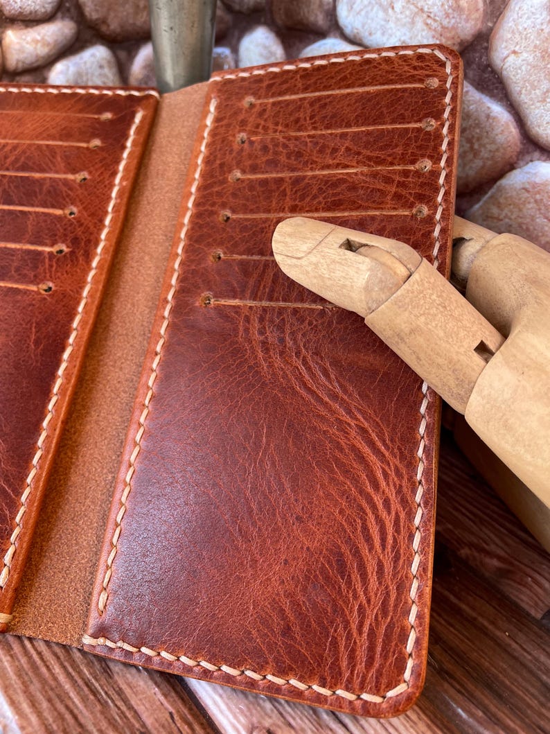 Roper Wallet the Roper Horween Derby in Olde English Handmade Roper ...