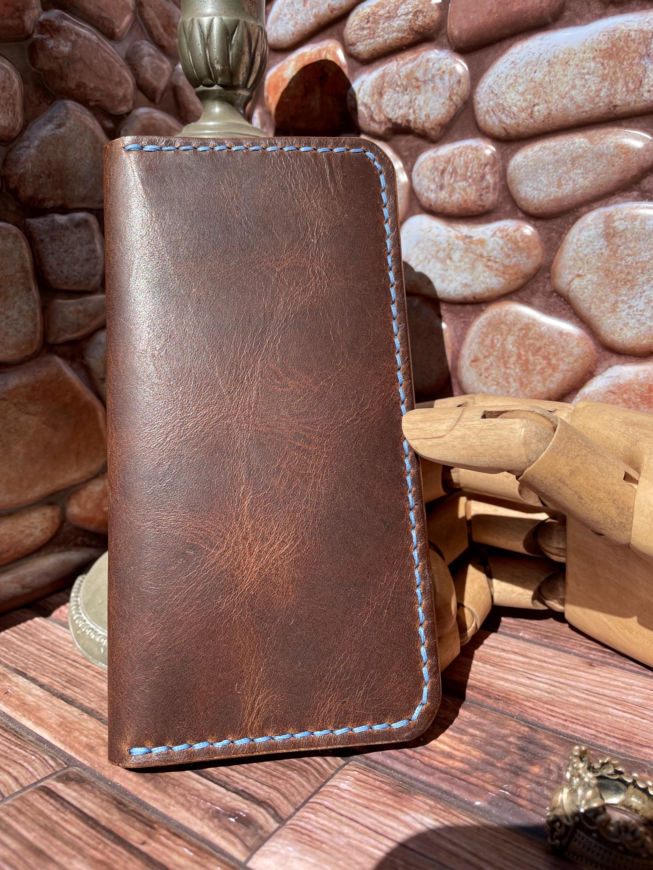 Roper Wallet Horween Derby in Brown Nut Handmade Roper Wallet 12 Cards ...