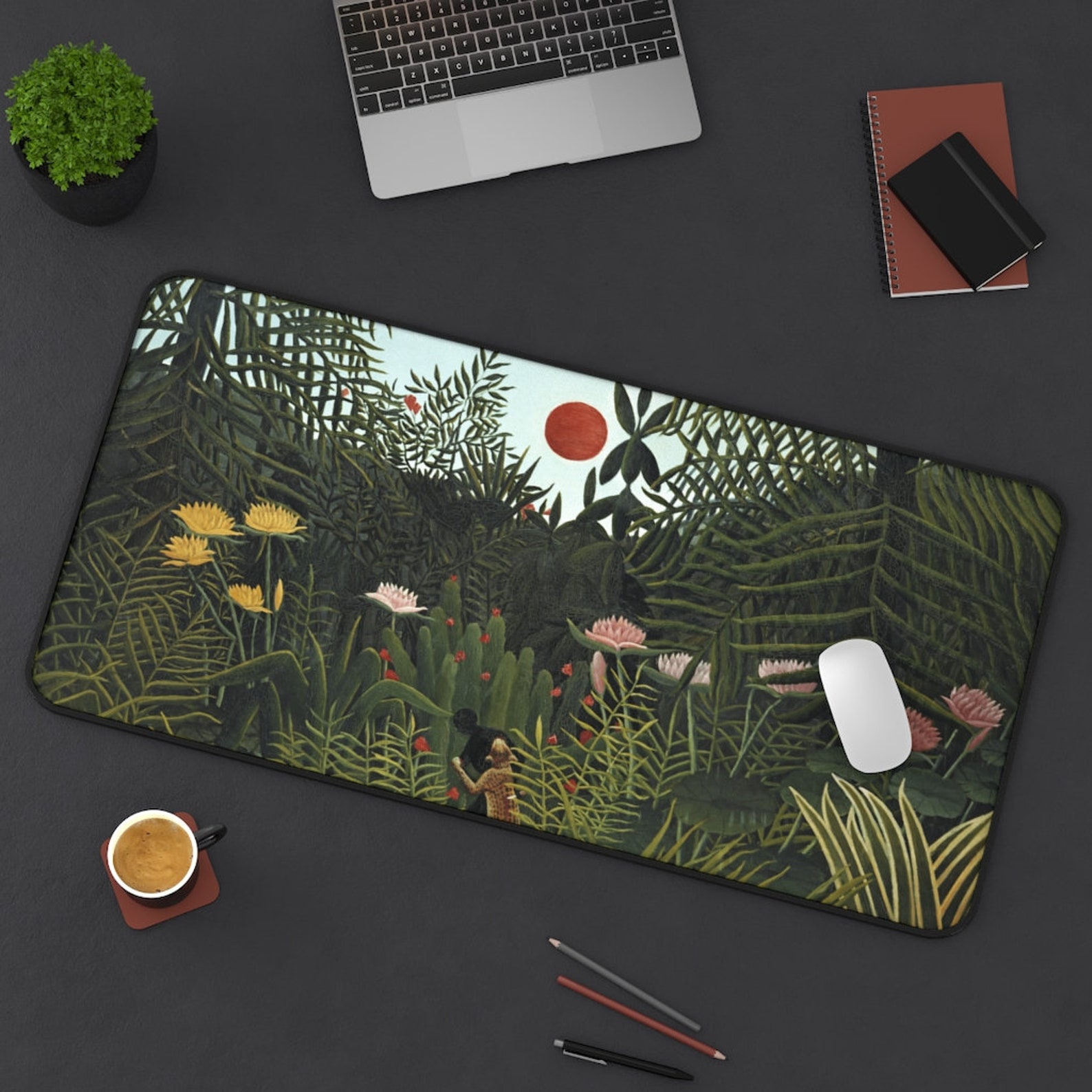 Henri Rousseau Desk Accessory Décor Virgin Forest Extended - Etsy