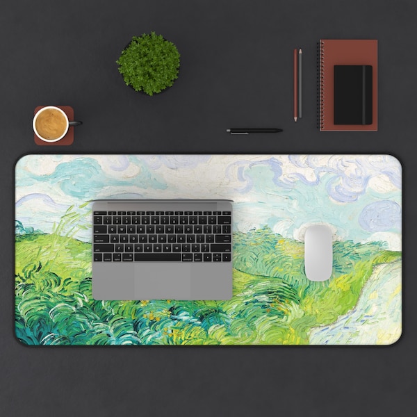 Green Desk Mat - Etsy