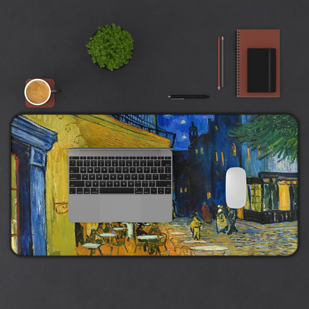 Van Gogh Café Terrace Desk Mat: Xxl Extended Mousepad - Etsy