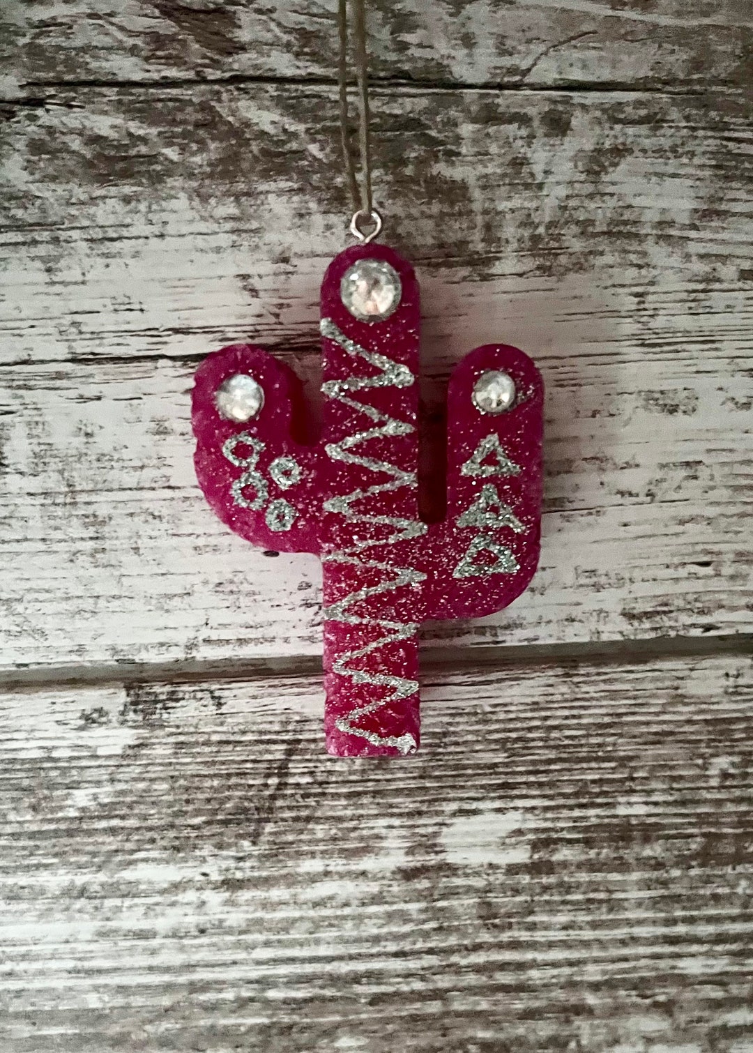 Pink Glitter Cactus Freshie Fruit Loop - Etsy