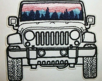 Jeep Sew on Patch | Etsy