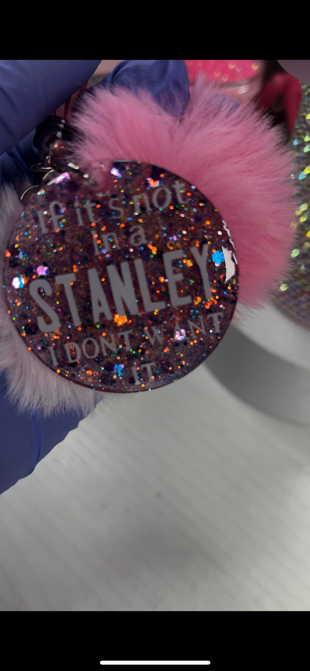 Stanley Tumbler Keychain | Custom Keychain | Name Keychain | Custom ...