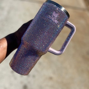 Full Bling Rhinestone Stanley 40oz Tumbler | Stanley Tumbler | Custom ...