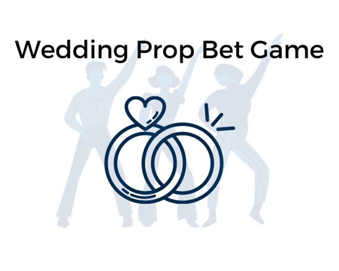 Wedding Day Prop Bets - 8.5x11 & 5x7 Instant Download - Party Game ...
