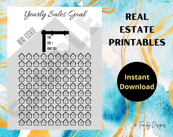 Realtor Goal Chart - Etsy