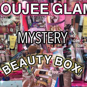 BOUJEE GLAM Beauty Box5,10,15,25 Piece Mystery Makeup Bag, Make Up ...