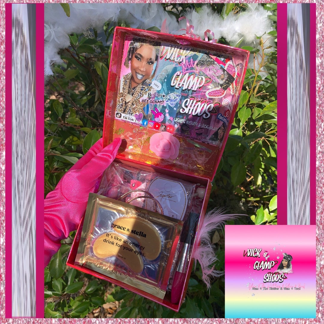 Mini Vickglampshous Baddie Box, Boss Queen Lash Bundlebaddie Bundle,5d ...
