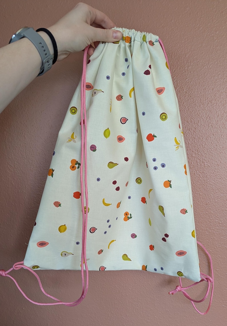 Ella's Drawstring Backpack - Easy Sewing Pattern - Etsy