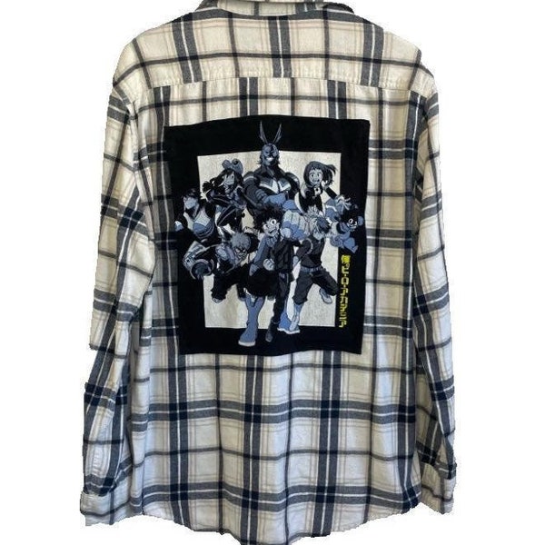 Anime Flannel Shirt - Etsy