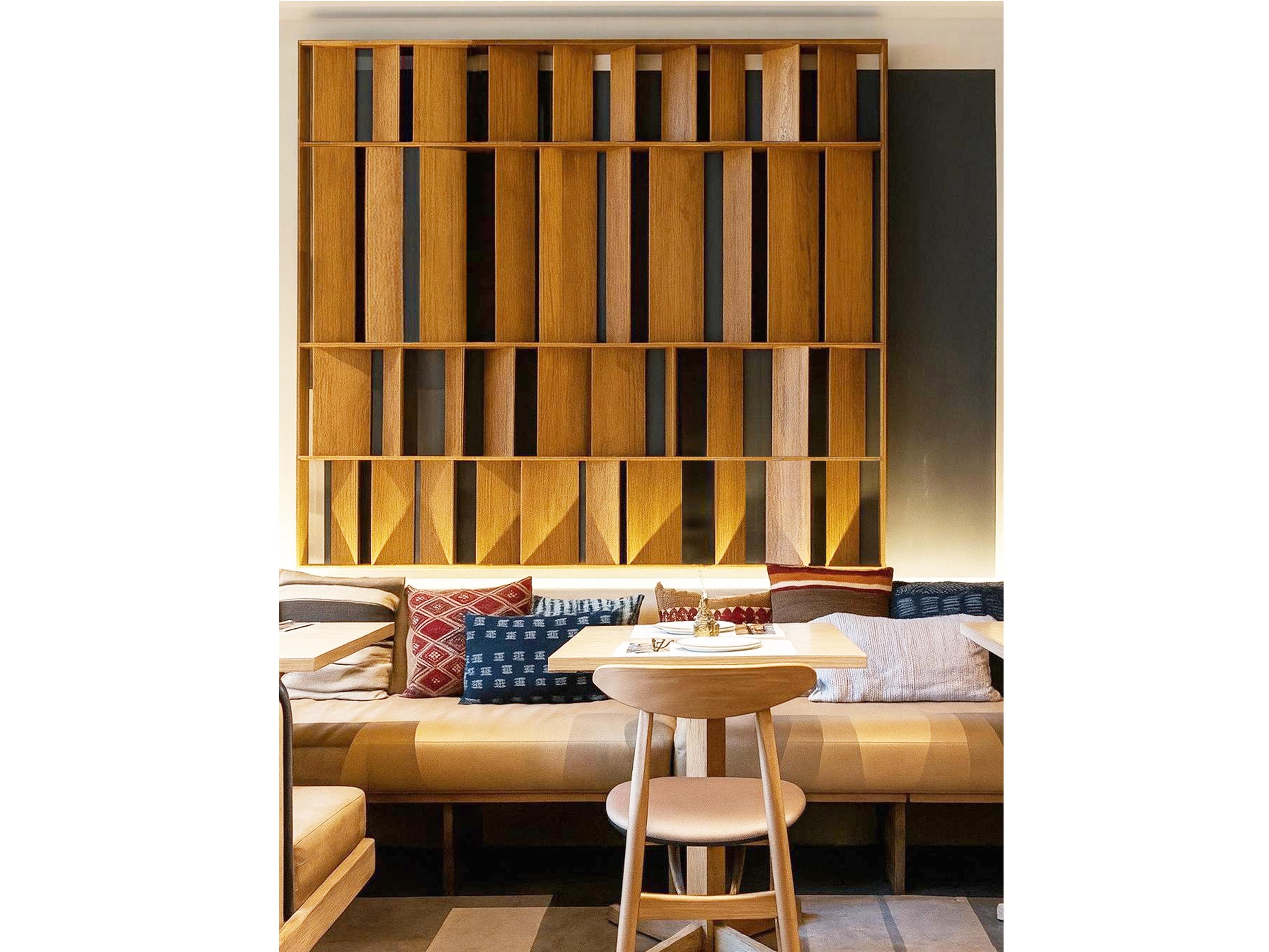 Custom Slat Room Divider: Easy Install & Assembly Wooden Partition ...