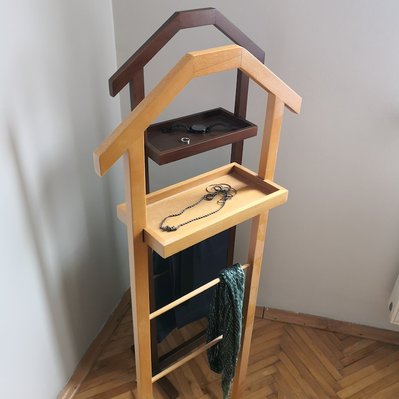 Handcrafted Minimalist Valet Stand Unique Dumbbell Design - Etsy