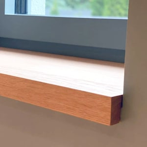 Custom Size Wooden Window Sill: Handcrafted With Solid Wood, Made to ...