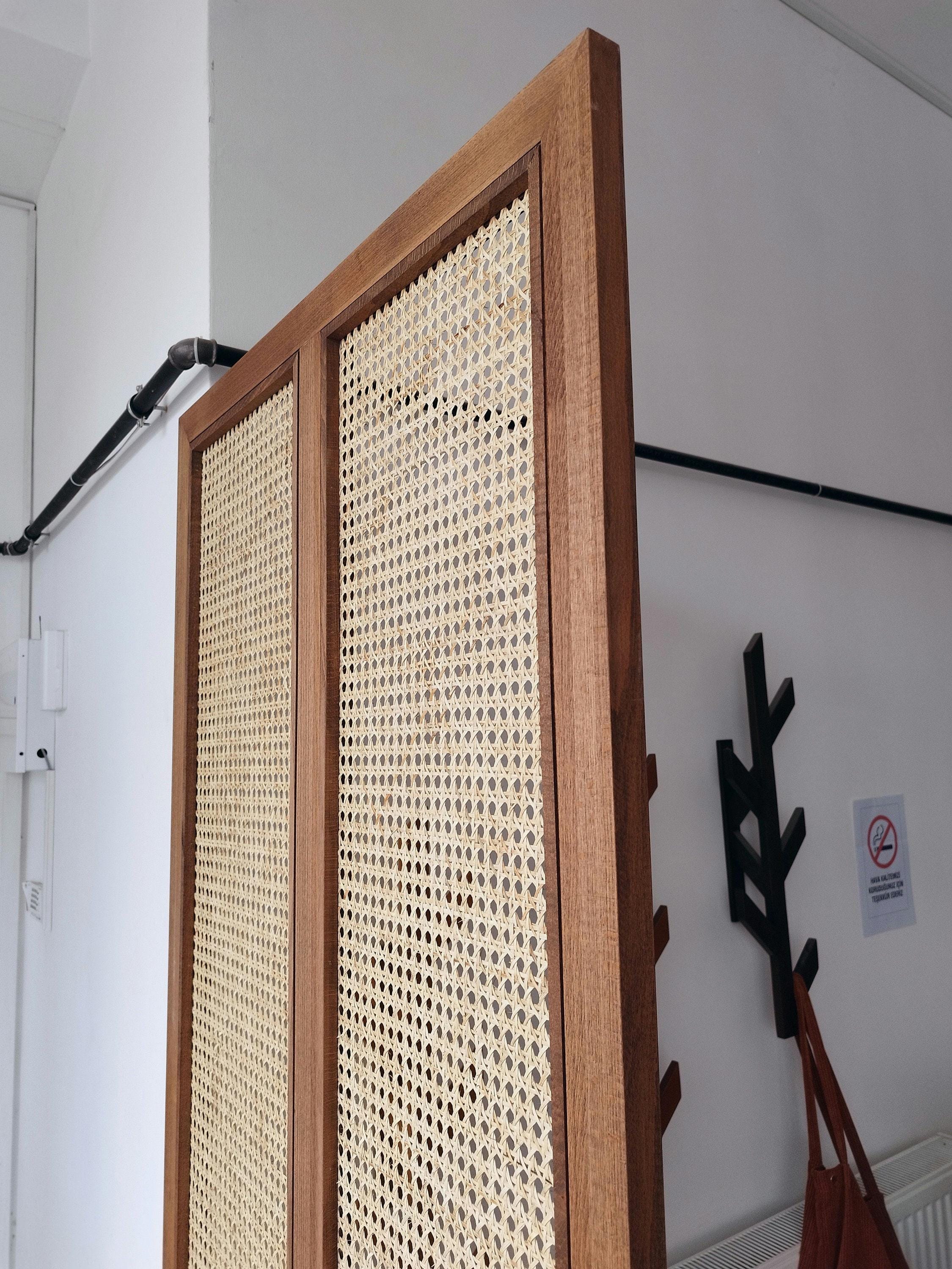 Custom-made Rattan Panel, Cane Webbing Room Divider, and Door Panel - Etsy