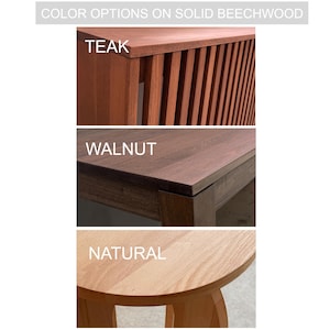 Custom Solid Wood Floating Corner Desk - Round Edge Minimalist Design ...