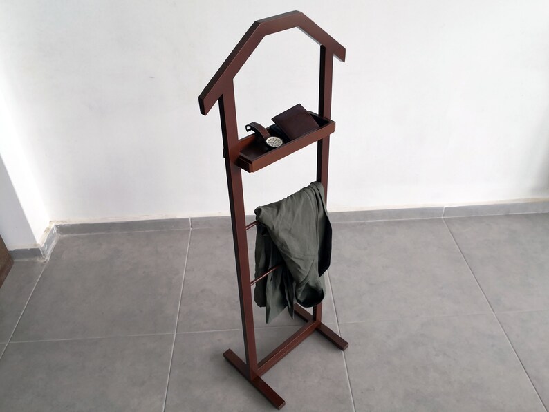 Handcrafted Minimalist Valet Stand Unique Dumbbell Design - Etsy