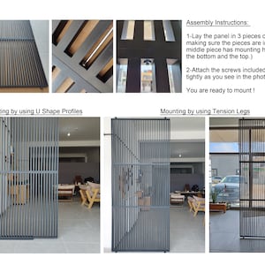 Custom Slat Room Divider: Made-to-order Partition, Easy Install - Etsy