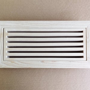 Custom Size Solid Wood Vent Cover: Handcrafted Louver - Etsy