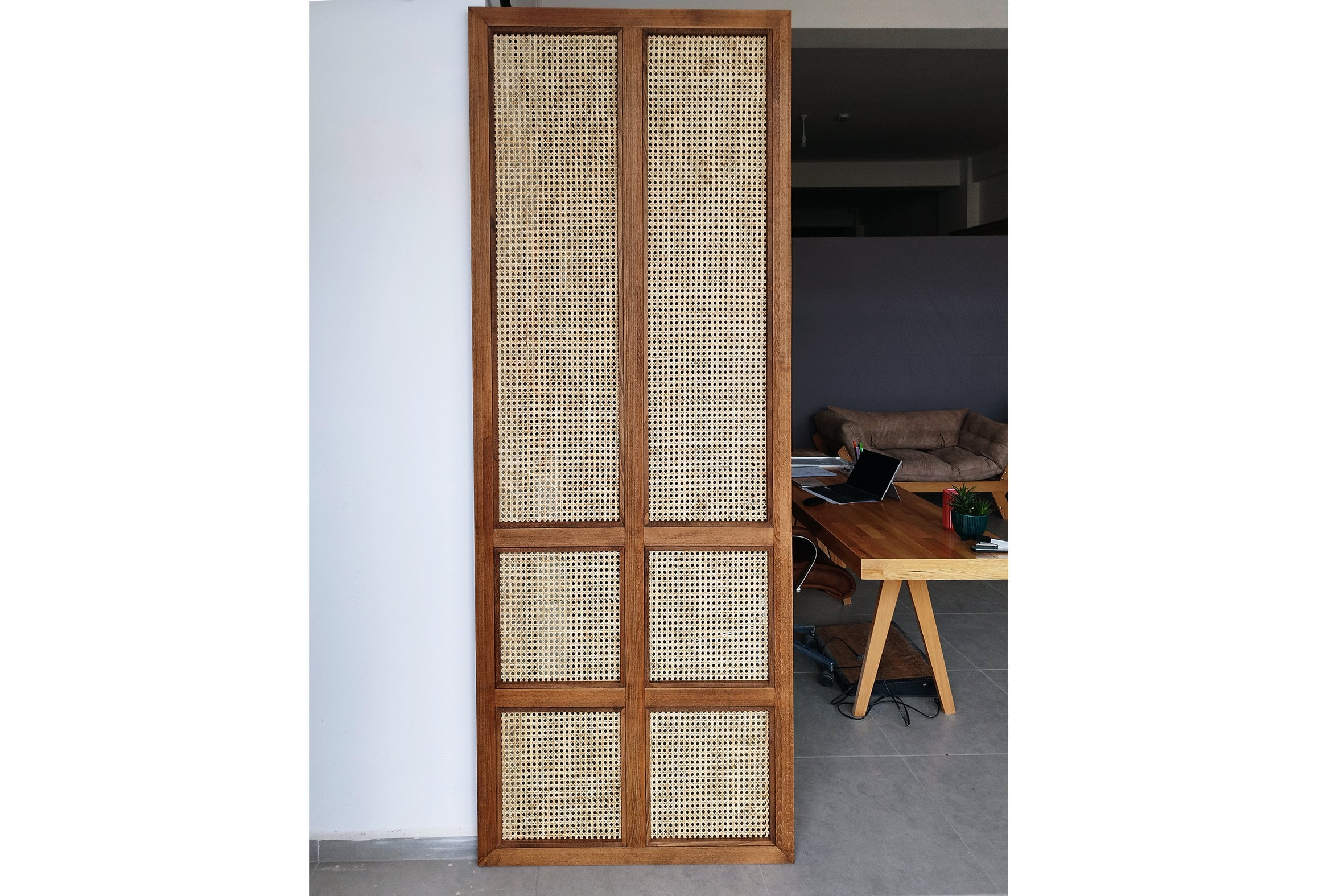 Custom-made Rattan Panel, Cane Webbing Room Divider, and Door Panel - Etsy