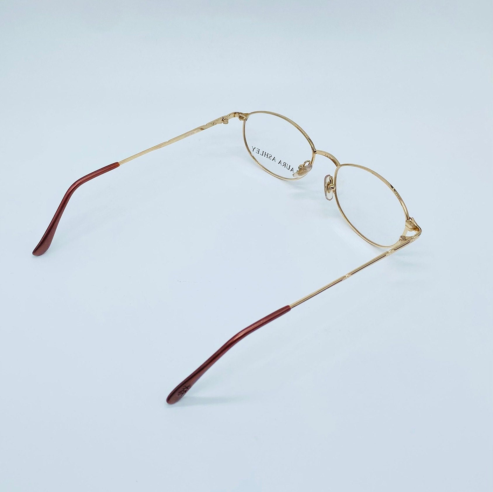 Laura Ashley INGRID Harvest 90s Vintage Gold and Brown Small - Etsy