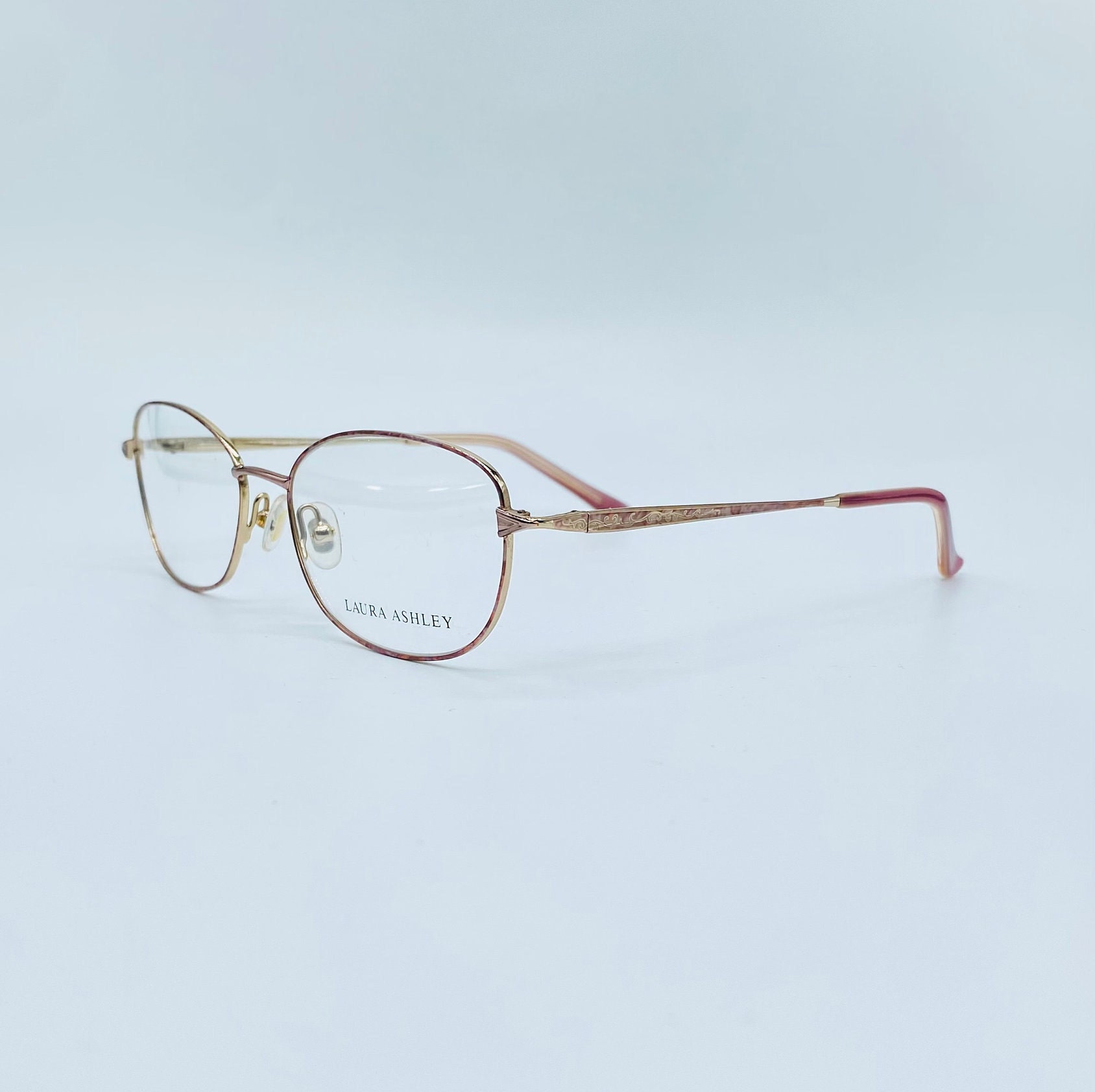 Laura Ashley Madge Rose 90s Vintage Gold and Colorful Small - Etsy