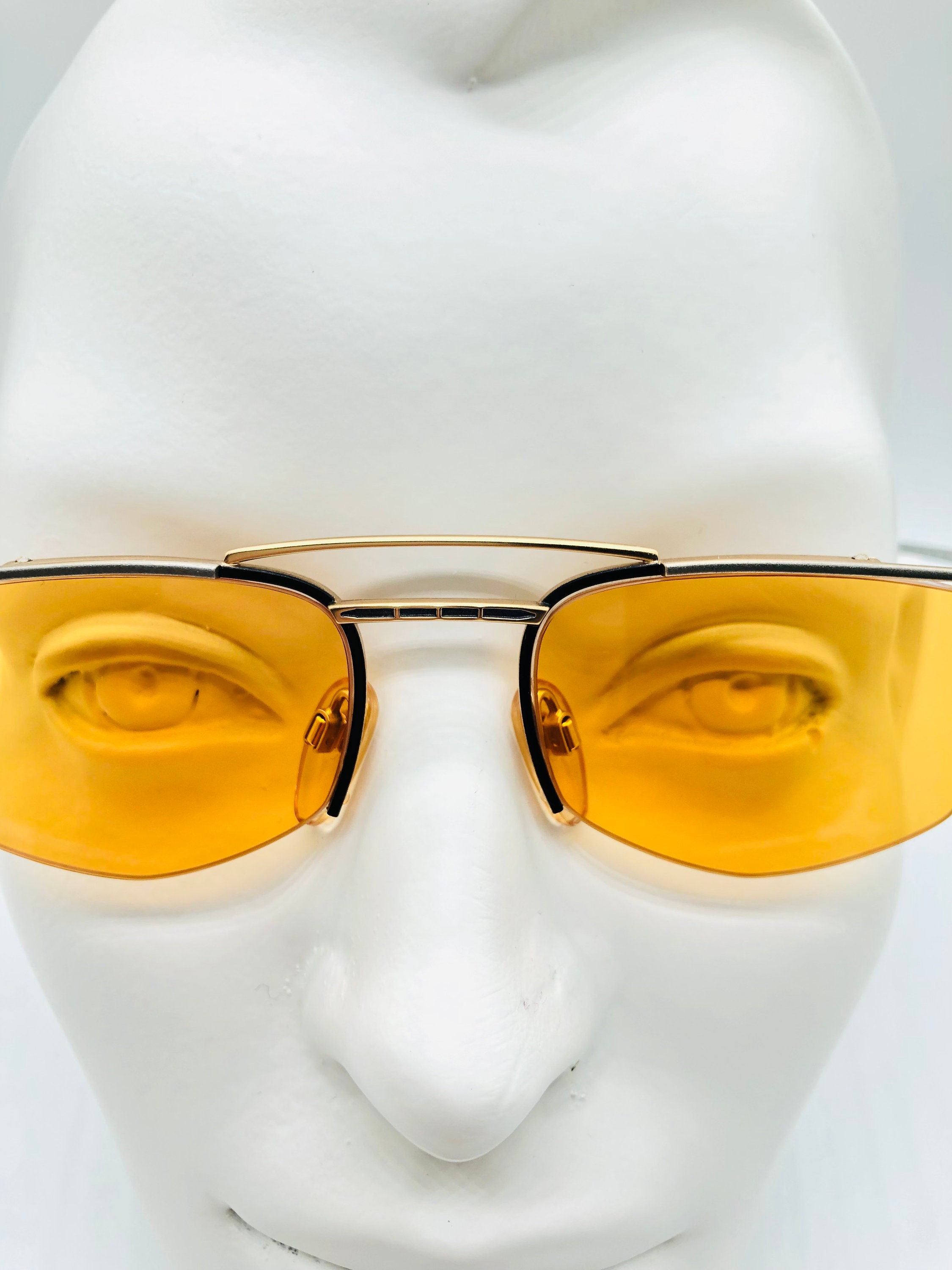 Spirit Power 2024 / 80s / Vintage Half Rim Unique Sunglasses / - Etsy