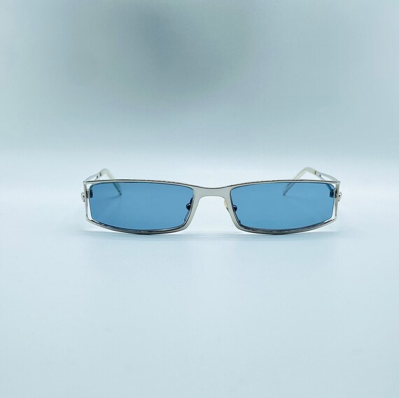 Versace Mod 1095 1000 Small Rectangle Vintage Sunglas… - Gem