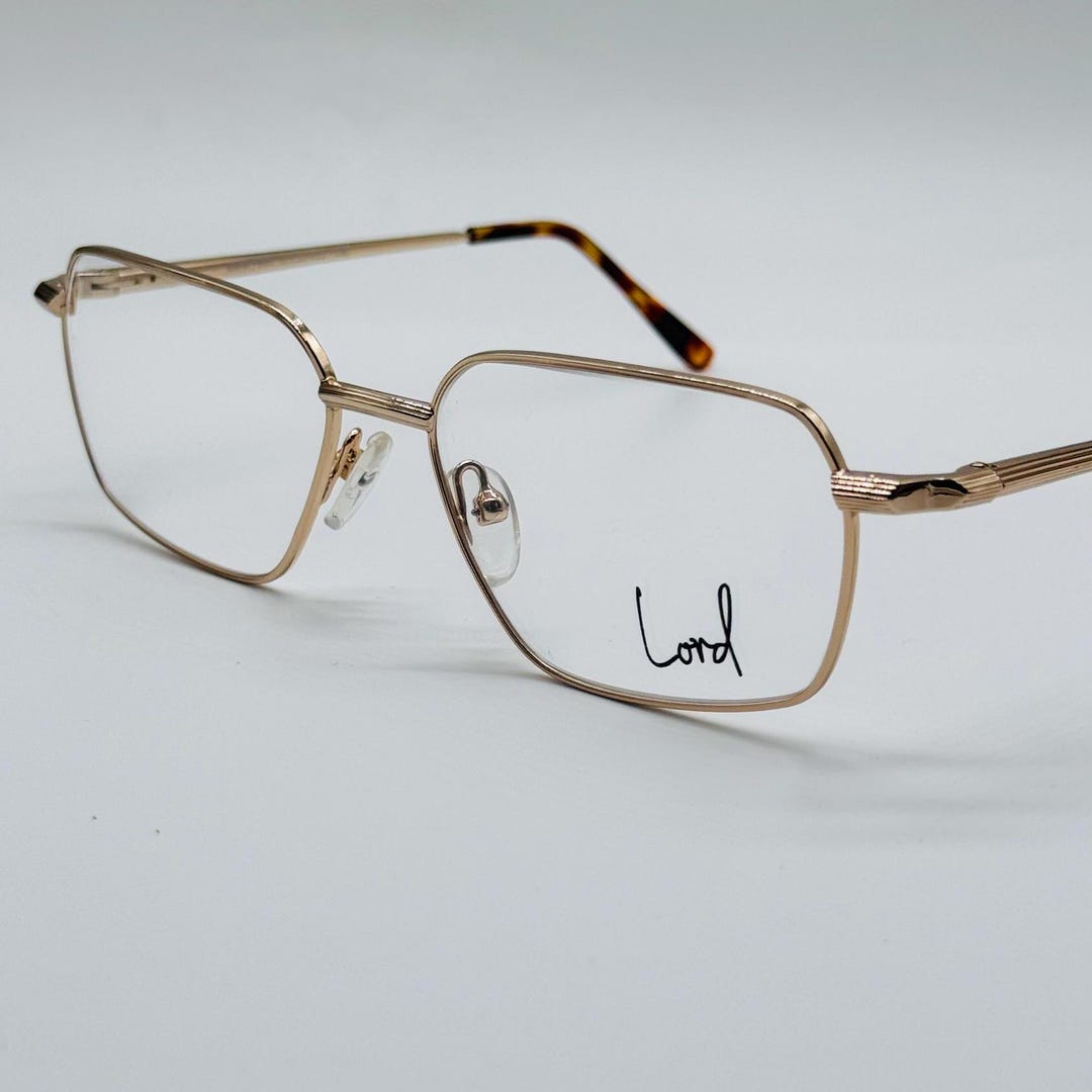 Lord 7090 C1 , 90s , Vintage Gold Hexagon Unique Eyeglasses , Women ...