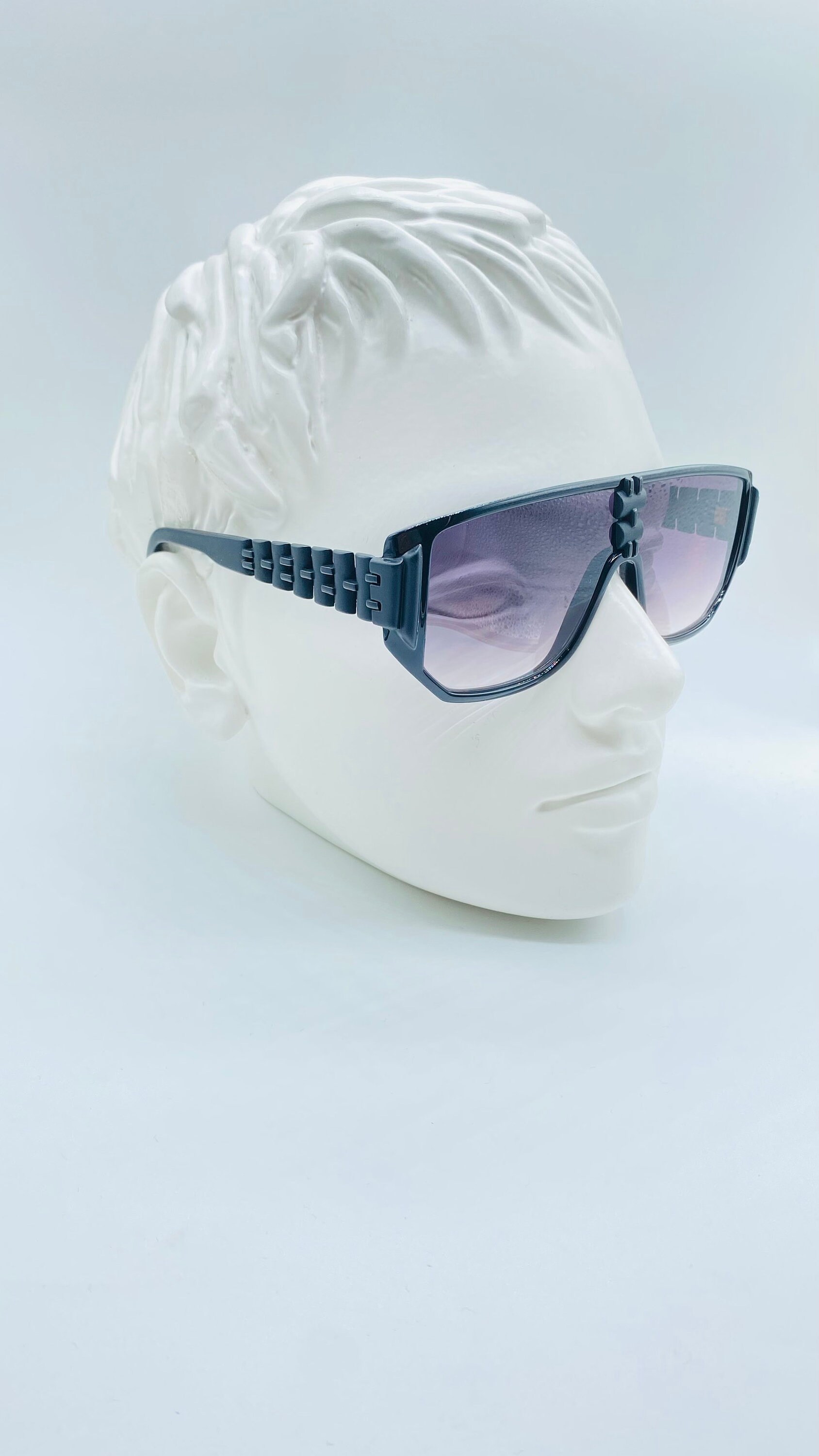 Revillon Paris 80's SURF R 830 Oversized Black Square - Etsy